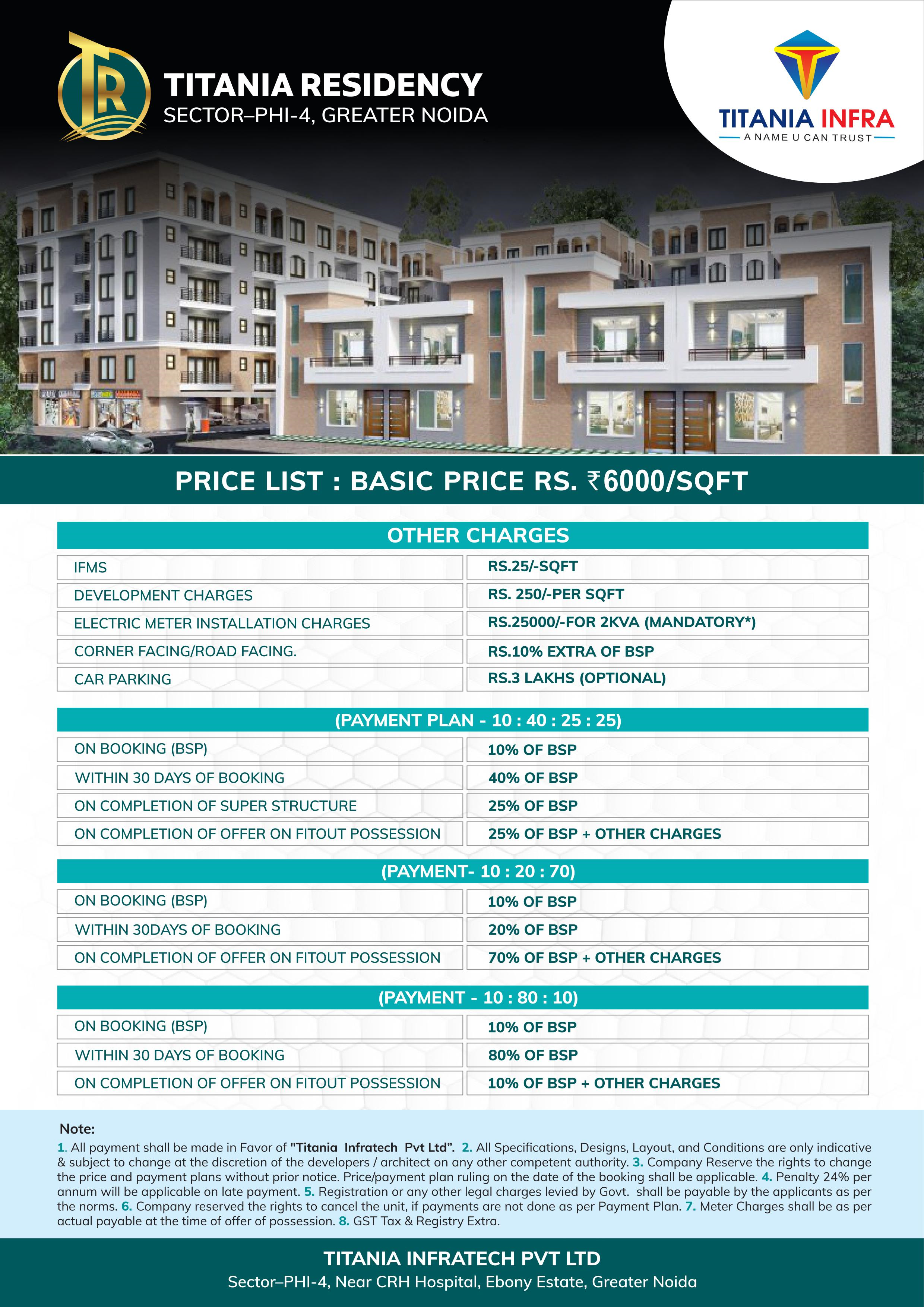 Titania Infra - 2 & 3 BHK Apartments, Studio Homes, Luxury Villa in Noida